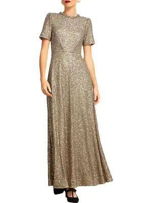 HOBBS LONDON Shirley Dress - Champagne