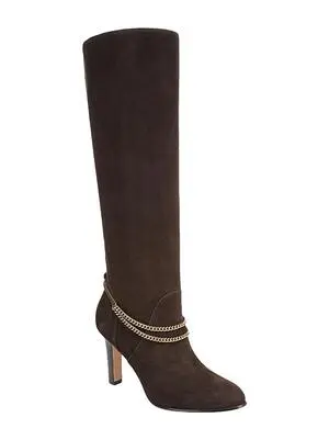 Veronica Beard Tarian Embellished Boots - Espresso