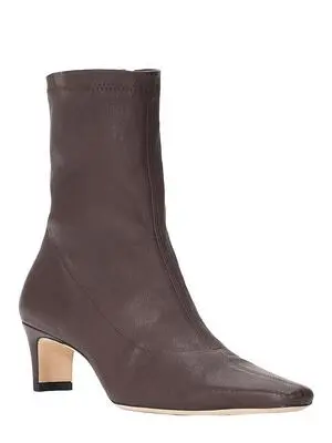 Staud Wally Sock Ankle Boots - Espresso