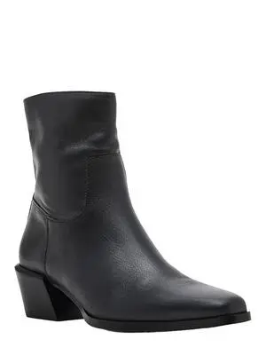 Steve Madden Daney Boots Black Leather