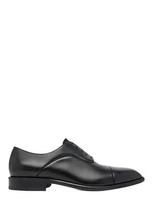 BOSS Leather Oxford Shoes - Black