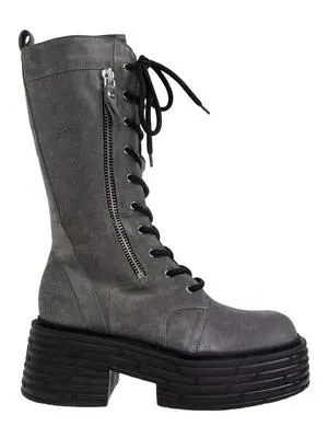 Agl Lace-up Boots - Grey