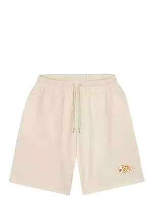 HOMIES MARBELLA Logo-embroidered Drawstring Shorts - Neutrals