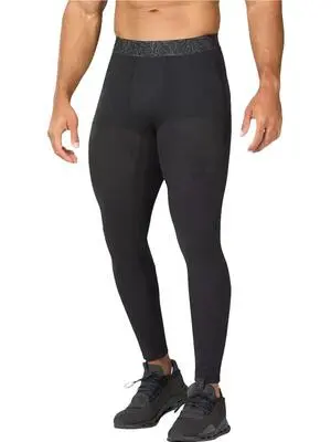 SQUATWOLF Carapace Textured Compression Tights - Black