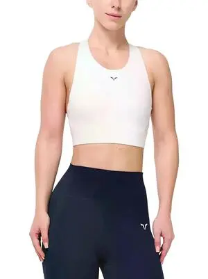 SQUATWOLF Racerback Sports Bra - White