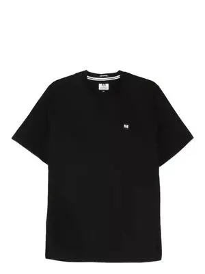WEEKEND OFFENDER Logo-patch T-shirt - Black