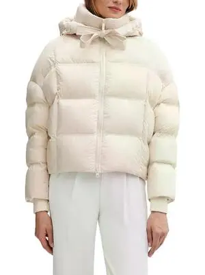 BOMBOOGIE Nara Padded Hooded Jacket - Neutrals