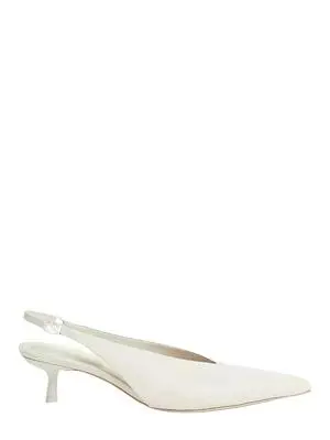 Simkhai 45mm Slingback Kitten Heel Pumps - Neutrals