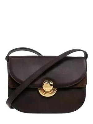 Furla Mini Sfera Flap Crossbody Bag - Brown