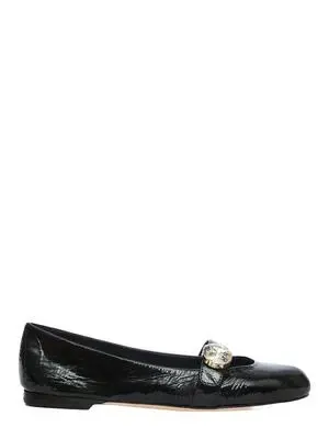 Agl Embellished Ballet Flats - Black