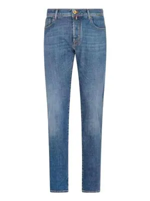 Jacob Cohen Button Jeans - Blue