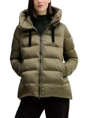 BOMBOOGIE Hooded Padded Jacket - Green