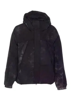 JG1 Marbled-effect Padded Jacket - Black