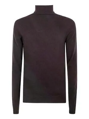 MD75 Roll-neck Top - Brown