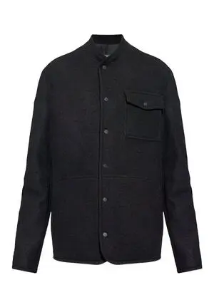 Moncler Buttoned Pocket Shirt Jacket - Black