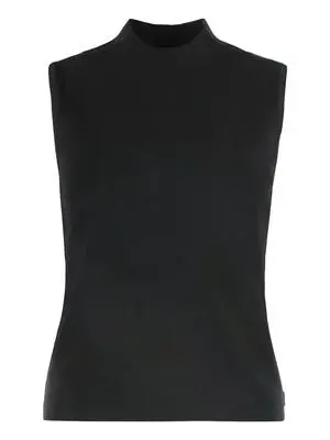 Calvin Klein Mock-neck Tank Top - Black