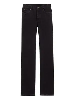 Saint Laurent Low Waist Nico Jeans - Black