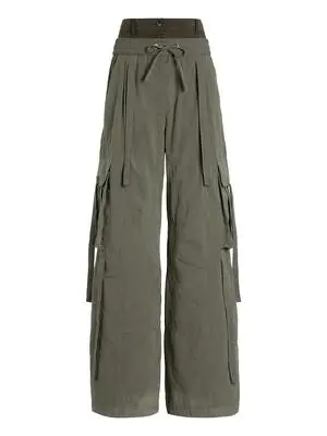 Dolce & Gabbana Waxed Faille Pants - Green