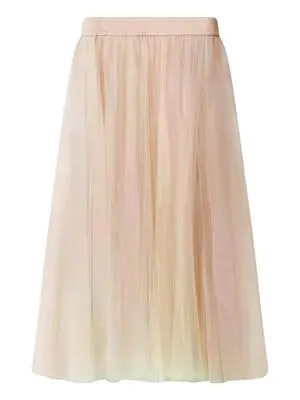 Fabiana Filippi Tulle Midi Skirt - Neutrals