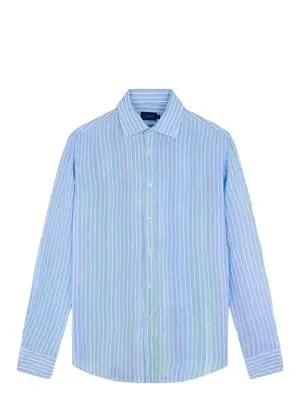 Paul & Shark Long-sleeve Striped Shirt - Blue