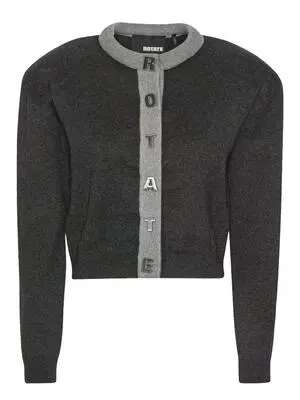 Remain Birger Christensen Logo-lettering Cardigan - Grey