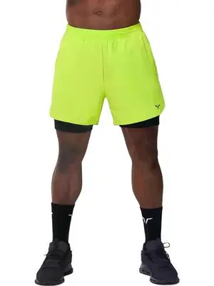 SQUATWOLF Actdryy® 2-in-1 5" Shorts - Yellow