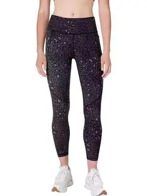 Sweaty Betty Leopard-print Leggings - Black