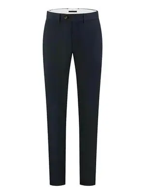 AURELIEN Stretch-cotton Trousers - Blue