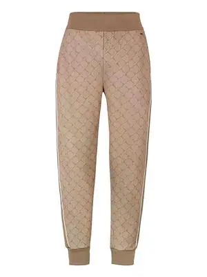 JOOP! Talib Patterned Side-stripe Track Pants - Brown