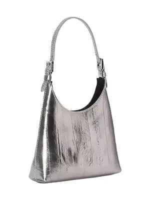 By Far Baby Camryn Top-zip Shoulder Bag - Silver