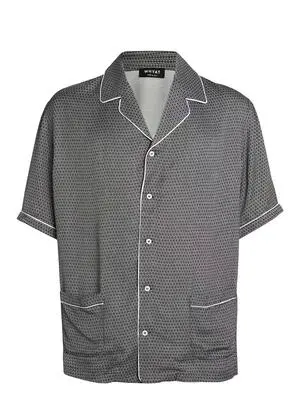 WHYAT Amalfi Pattern Piped Shirt