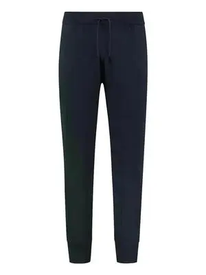 AURELIEN Elasticated-waistline Track Pants - Blue
