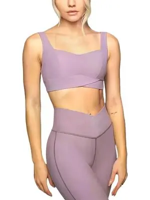 MICHI Volta Longline Bra - Purple