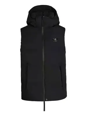 ALPHATAURI Ocoav Hooded Puffer Gilet - Black