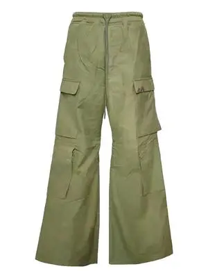 Readymade Cargo Flare Trousers - Green