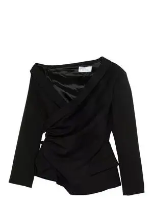 Giuseppe Di Morabito Draped Asymmetric Jacket - Black