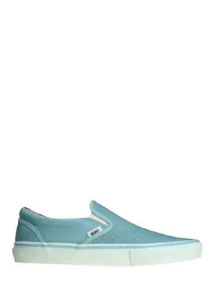 VANS Classic Slip-on Lx Perforated Leather Sneakers - Ice Melt Blue/camo