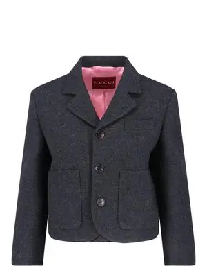 GUCCI Short Single-Breasted Blazer