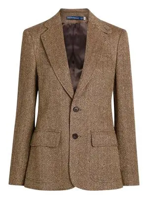 Polo Ralph Lauren Herringbone Tweed Blazer - Brown