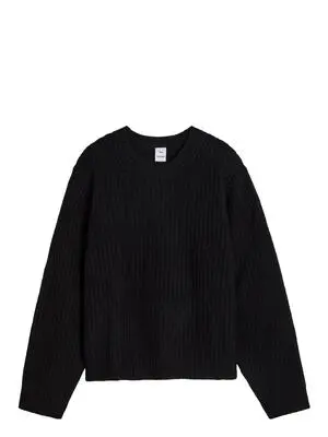 WON HUNDRED Bentley Ribbed Wool-blend Jumper - Black