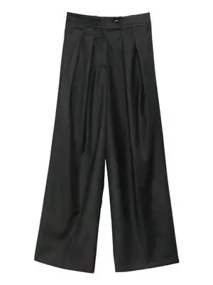 NINE:INTHE:MORNING Pleated Wide-leg Trousers - Grey