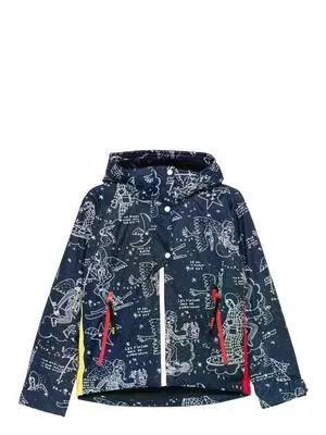 Rossignol Constellation-print Hooded Ski Jacket - Blue