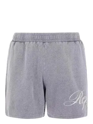 REPRESENT Logo-print Shorts - Grey