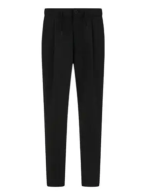 Herno Pleated Tailored Trousers - Black