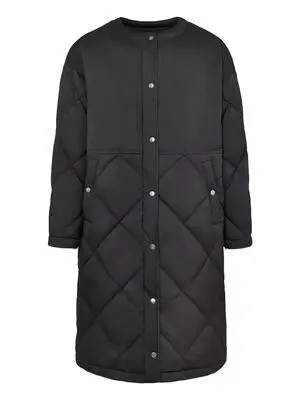 Pyrenex Blossom Quilted Coat - Black