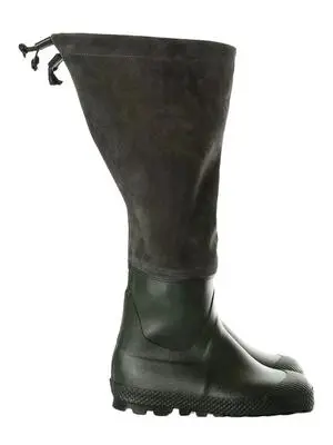 RIER Panelled Velour Rain Boots