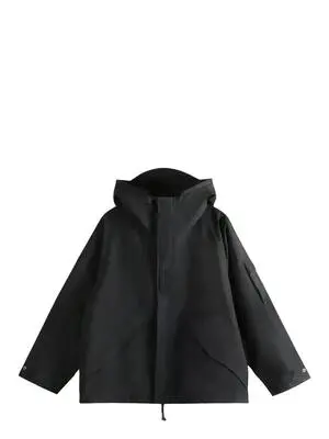 Nanamica Waterproof Hooded Jacket - Black