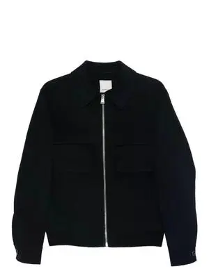 Simkhai Zip-up Shirt Jacket - Black