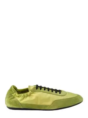 Prada Collapse Suede Sneakers - Yellow