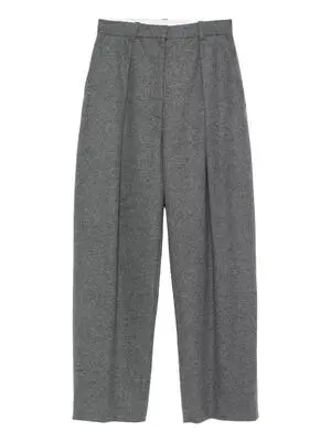 Victoria Beckham Pleated Trousers - Grey